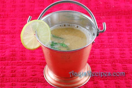 Masoor dal with lemon (Masoor dal varn) - Aayi's Recipes